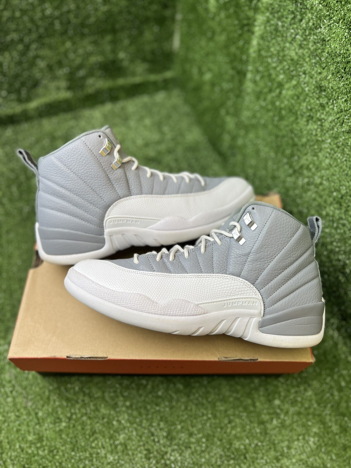 Nike Air Jordan 12 Stealth size 11 CT8013-015 OG XII Retro Clean White ...