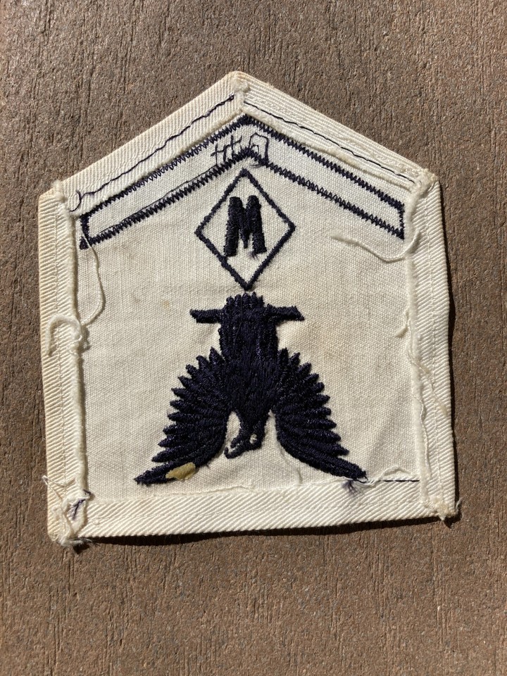 WW2 USN U.S. NAVY 3rd CLASS PETTY OFFICER W Chaplain Assistant RATE ...