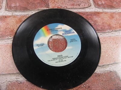 POCO Midnight Rain / A Fool's Paradise MCA-41326 7" 45 RPM Vinyl | eBay