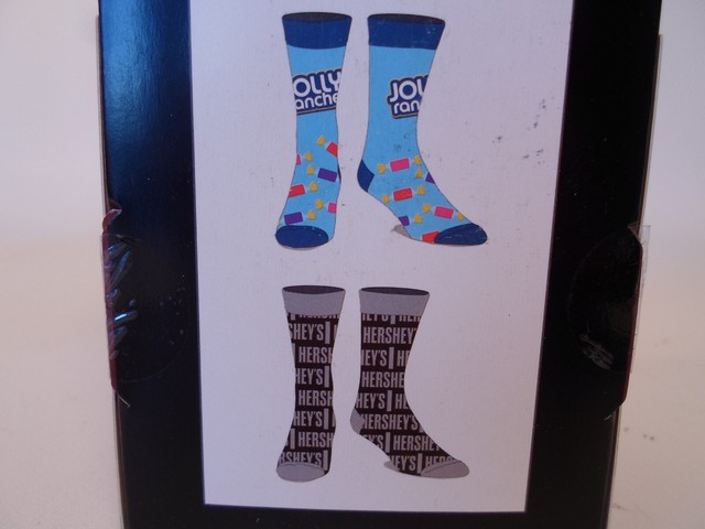 Hershey Reese Jolly Rancher York 6 Pair CREW SOCKS Men Size 8-12 ...