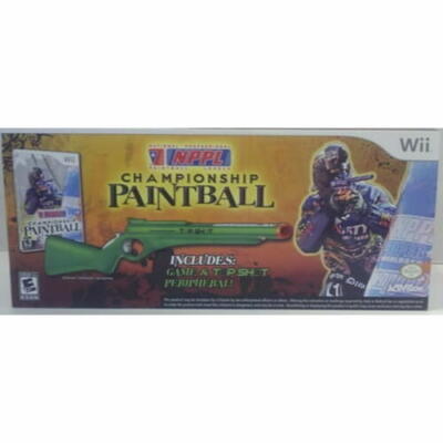 NPPL Championship Paintball with gun - Nintendo Wii | eBay