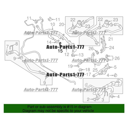 03H121041B Genuine VW Engine Coolant Outlet Gasket Thermostat Washer ...