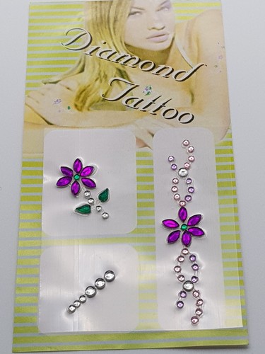 Strass Aufkleber Haut Face Körper Daimond Tattoo's Bunt 7cm Crystal ...