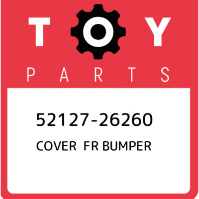 52127-26260 Toyota Cover fr bumper 5212726260, New Genuine OEM Part | eBay