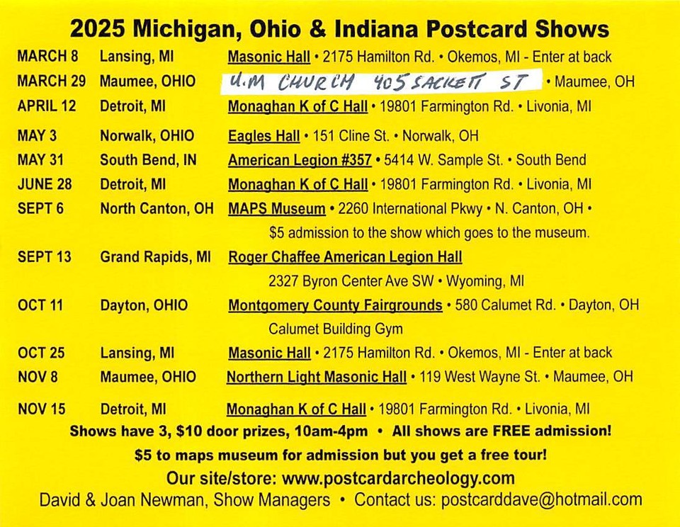 Cedar Point Amusement Park Ohio postcard Giant sky wheel rotor ride #9 ...