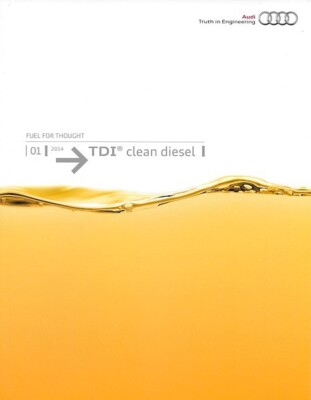 2014 AUDI TDI Clean Diesel Models US brochure catalog A6 A7 A8 L Q5 Q7 ...
