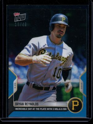 2022 Topps Now #428 Bryan Reynolds Blue Parallel Card #d 15/49 | eBay