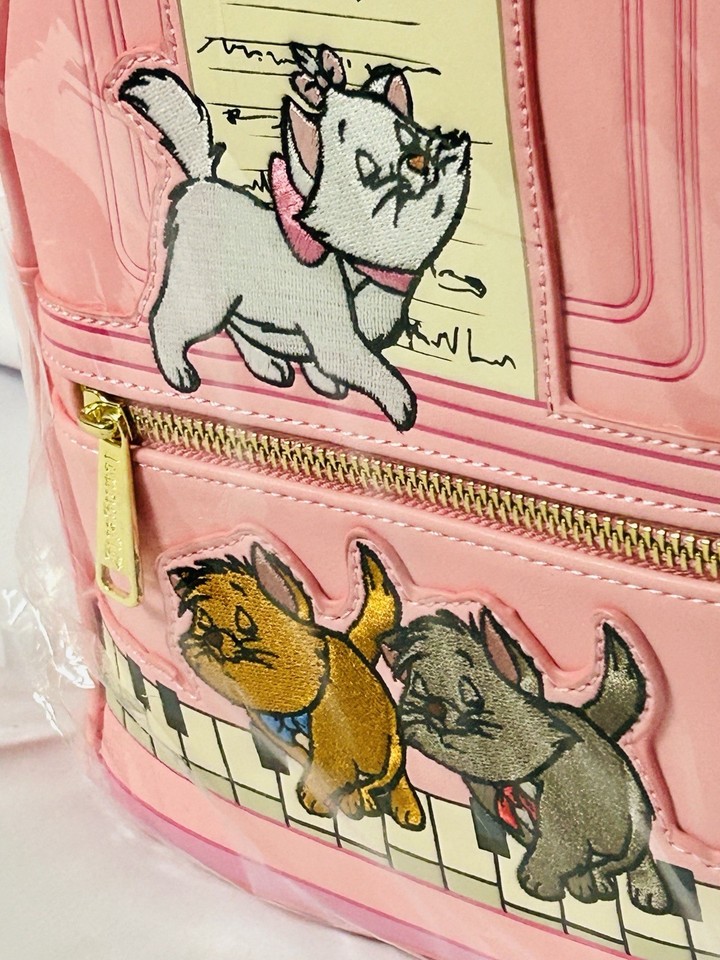 Loungefly Disney The Aristocats Piano Kitties Mini Backpack Exclusive ...
