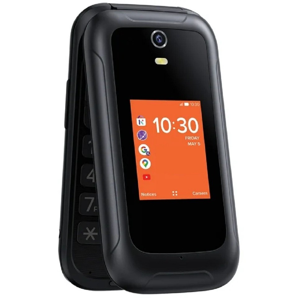 Consumer Cellular Iris 8GB Black Flip Phone 4G LTE 5 (MP) Megapixels | eBay