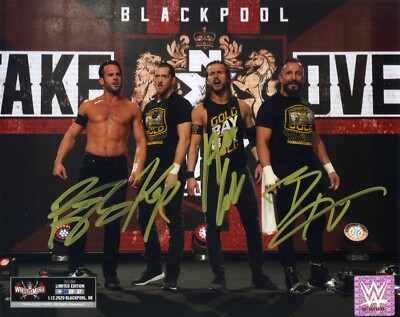 "OFFICIAL WWE SHOPZONE" WWE WWF THE UNDISPUTED ERA SIGNED 8x10 AUTO 30/ ...