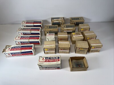 Giant Vintage Lot Patterson Letter type Letters Various Sizes | eBay