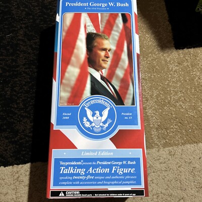 Preident George W Bush Talking Action Figure Toy Presidents | eBay