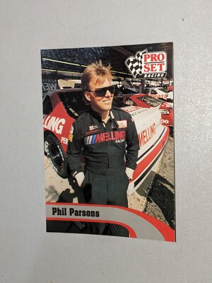 Phil Parsons MELLING VINTAGE WINSTON CUP NASCAR card 1992 PRO SET ...