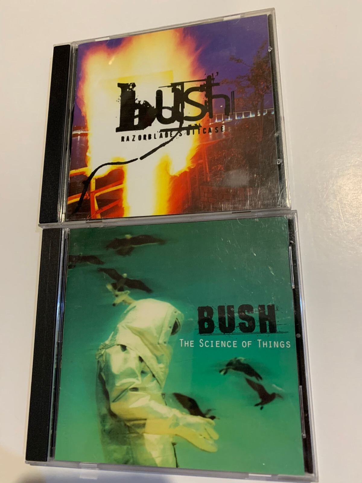 Bush Lot set of 2 CDs science of things razorblade suitcase gavin ...