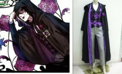 Anime Black Butler Kuroshitsuji Gregory Violet Cosplay Halloween Party ...