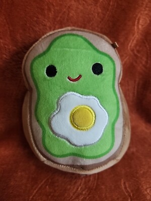 Squishmallow 6 In Sinclair the Avocado Toast With Fried Egg | eBay