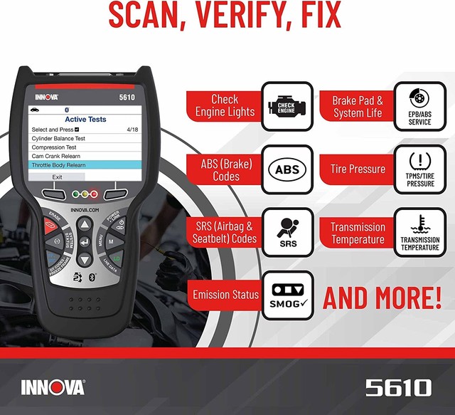 Innova CarScan Pro 5610 OBDII Car Code Scanner Obd2 for sale online | eBay