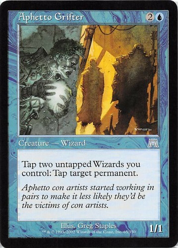 Aphetto Grifter *Uncommon* Magic MtG x1 Onslaught SP | eBay