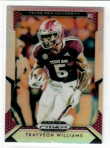 TRAYVEON WILLIAMS 2019 Panini Prizm Draft Picks SILVER #115 RC ROOKIE ...