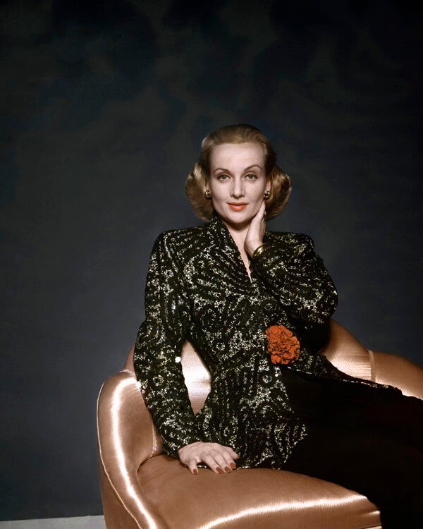 Carole Lombard Color