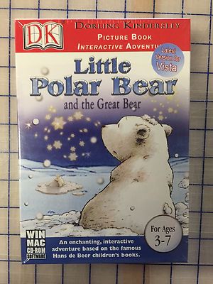 LITTLE POLAR BEAR AND THE GREAT BEAR HYBRID CD-ROM * BRAND NEW RETAIL ...