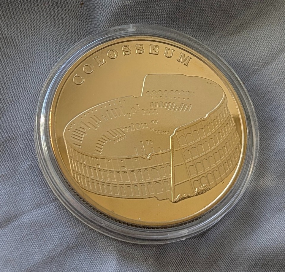 Gladiator Gold Coin Roman Autograph Rome 2000 2 History Oscar Winner ...