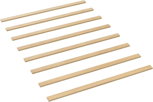 Full Size Bed Slats - 8Pc Solid Wood under Mattress Support - Bunkie ...