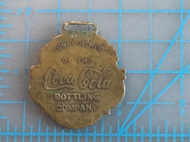 WF-054 Brass Coca Cola Watch Fob (ca1900) | eBay