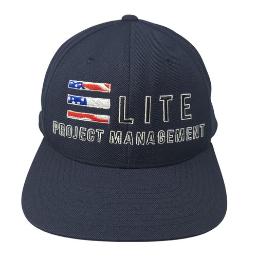 LITE Project Management E.P Snapback Hat Blue OS Adjustable Classics ...