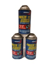 3 Cans Johnsen's Freeze 12 Automotive Refrigerant Replaces R-12 12oz ...