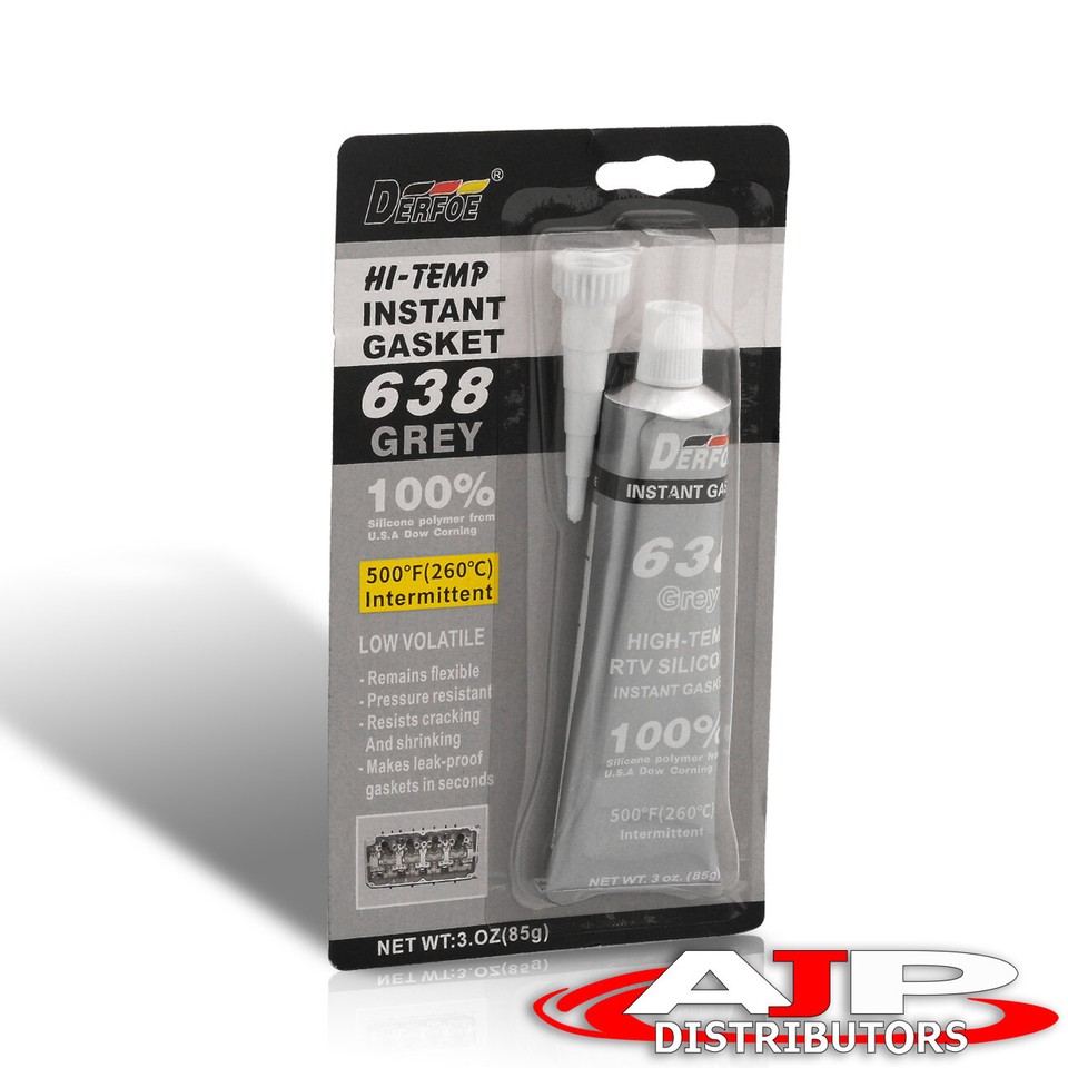 Hi-Temp Extreme Heat 100% Silicone Polymer Sealant Glue Instant Gasket ...