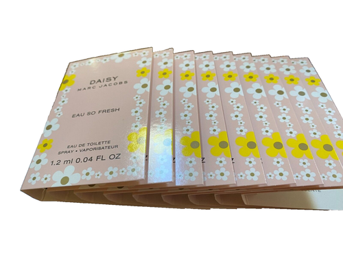 MARC JACOBS DAISY EAU SO FRESH EDT LOT OF 10 SAMPLES, SPRAY, | eBay