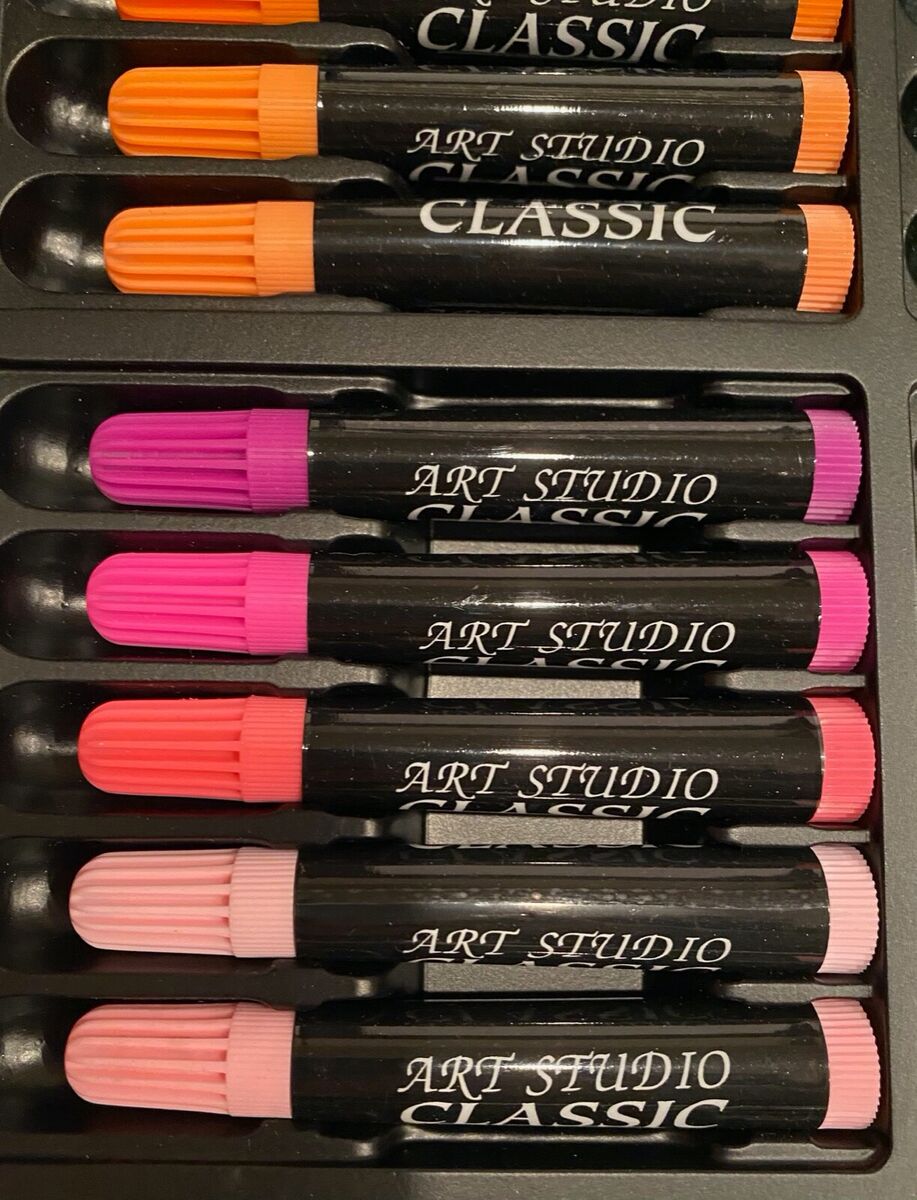 Classic Studio Art Set w/ Pencils, Paints, Pastels, Markers Classic Studio Art Set w/ Pencils, Paints, Pastels, Markers
