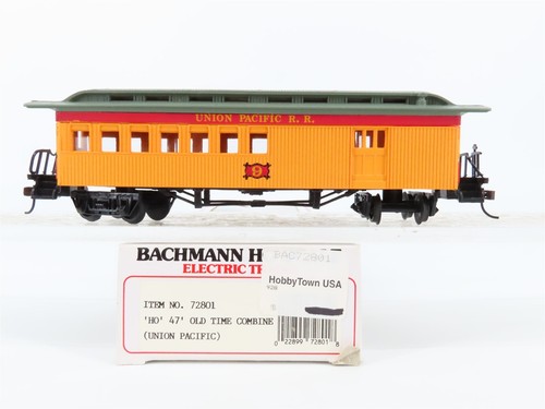 HO Scale Bachmann 72801 UP Union Pacific 47' Old Time Combine Passenger ...