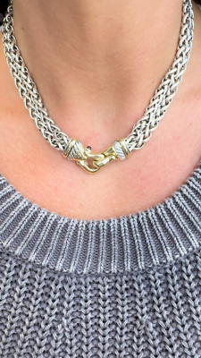 Gold Yurman Double Wheat Necklace