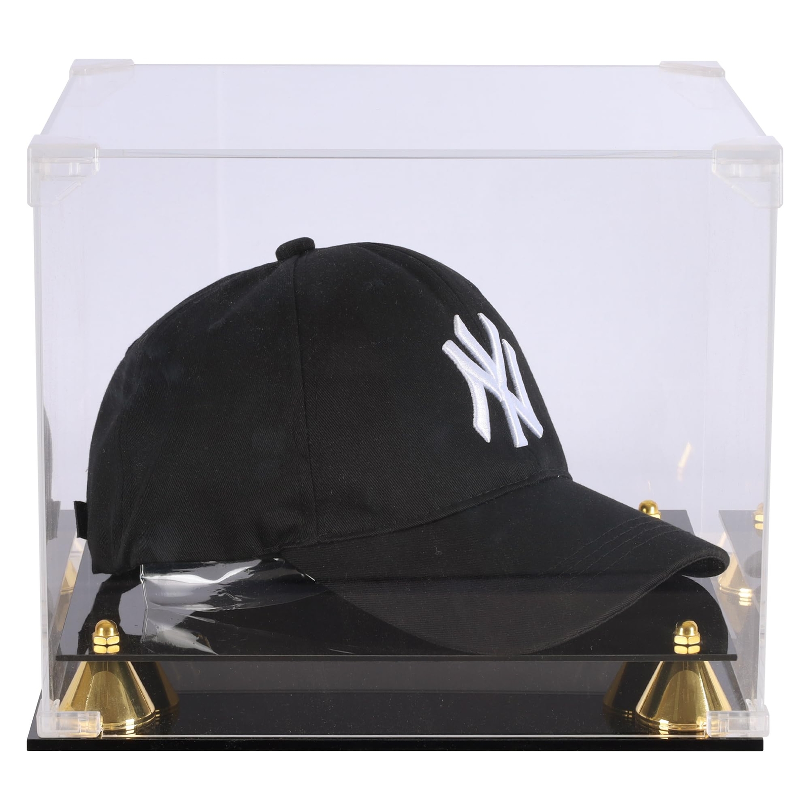 Clear Acrylic Hat Display Case Baseball Football Cap Display Stand ...