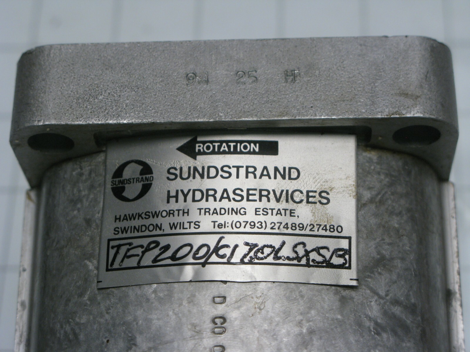 Sauer Sundstrand hydraulic pump TFP200 C17LSXSB Ransomes A806525 | eBay