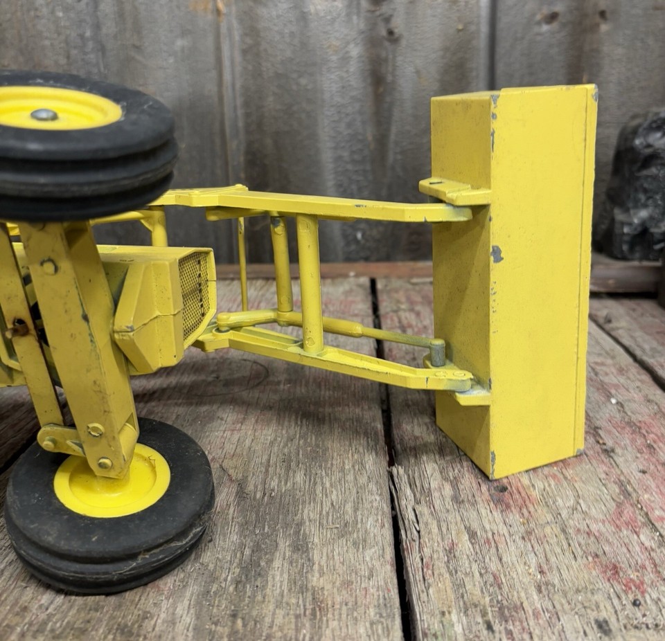 Vintage 1978 ERLT Diecast Ford 7500 Backhoe Loader Tractor Toy Truck ...