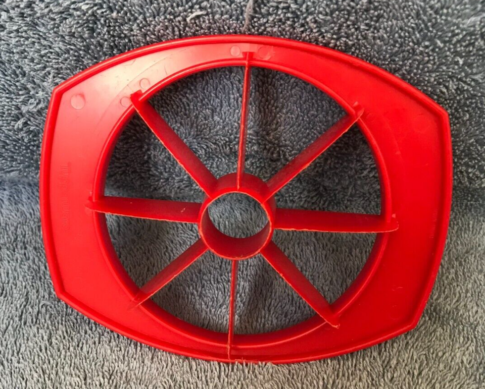 Vintage Tupperware Red Apple Corer Slicer Gadget | eBay