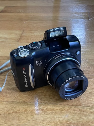 Canon Powershot SX120 IS 10MP Compact Digital Camera PC1431 Tested ...