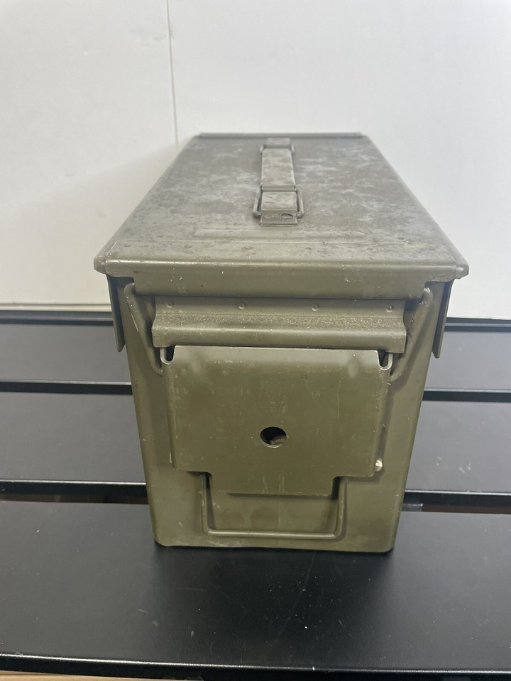 WWII Military Ammo Box 620 Cal .30 Cartridges Blank M1909 Cartons ...