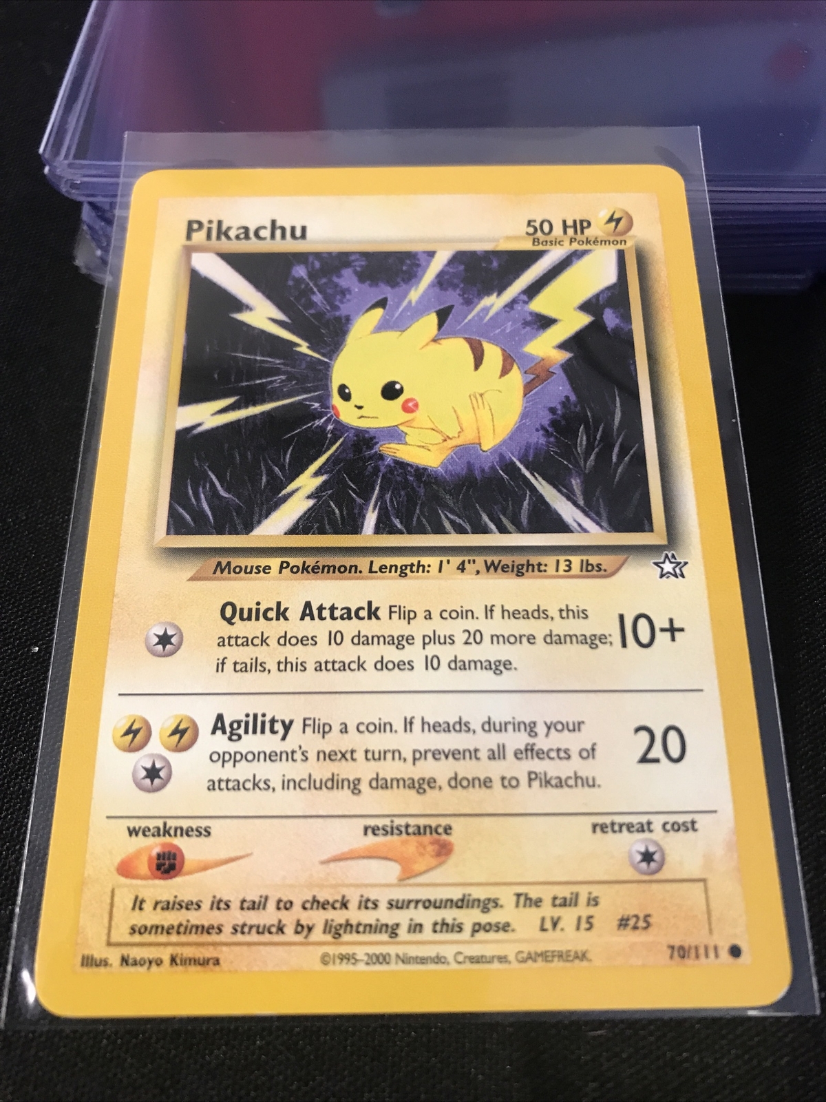 Pikachu 70/111 Pokemon Neo Genesis Unlimited Non Holo LP Pokémon TCG | eBay