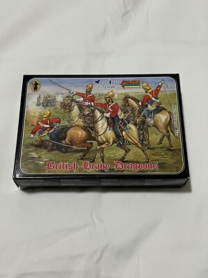 CRIMEAN WAR BRITISH HEAVY DRAGOONS 1/72 Scale Strelets Model Kit 24 Pcs ...