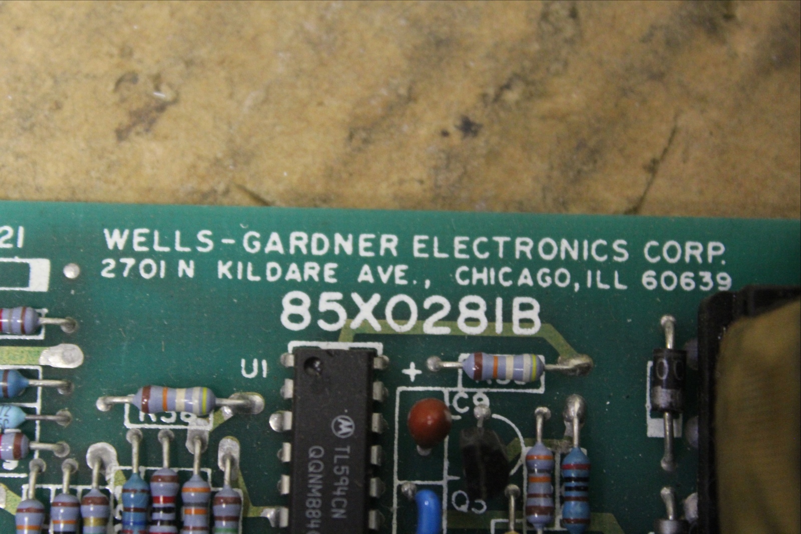 WELL-GARDNER ELECTRONICS CIRCUIT BOARD CARD 85X0281B | eBay