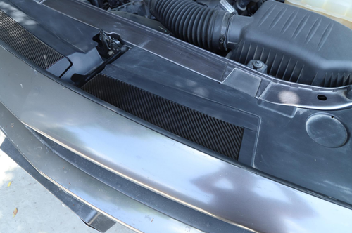 Carbon Fiber Car Engine Hood Compartment Panel Trim for Dodge ...