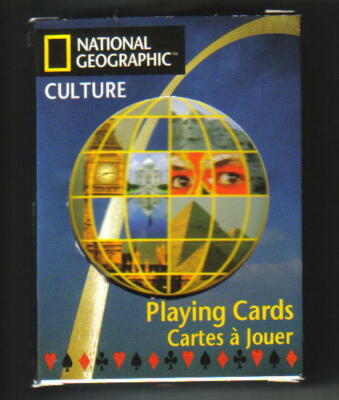 NATIONAL GEOGRAPHIC Educational Show TV Channel SINGLE DECK of PLAYING ...