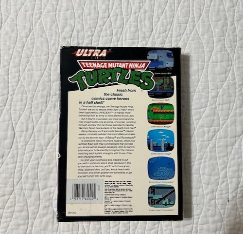 Teenage Mutant Ninja Turtles Ultra IBM PC TANDY Computer Game complete ...