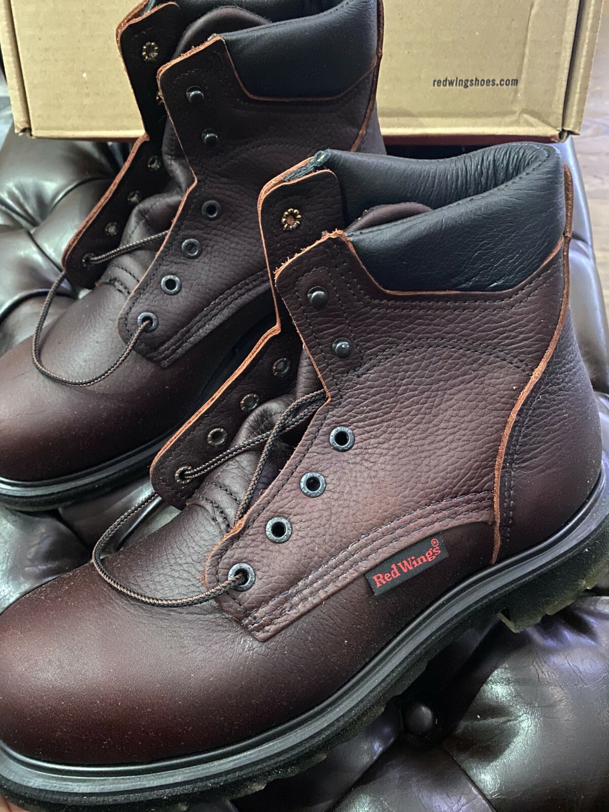 Auth NIB. Red Wing Work Boots 2406 SUPERSOLE® 2.0 MEN'S 6-INCH SAFETY ...