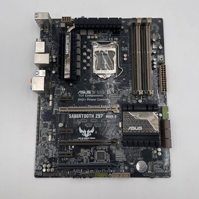 ASUS TUF SABERTOOTH Z97 MARK 2 Intel LGA1150 DDR3 ATX Motherboard ...