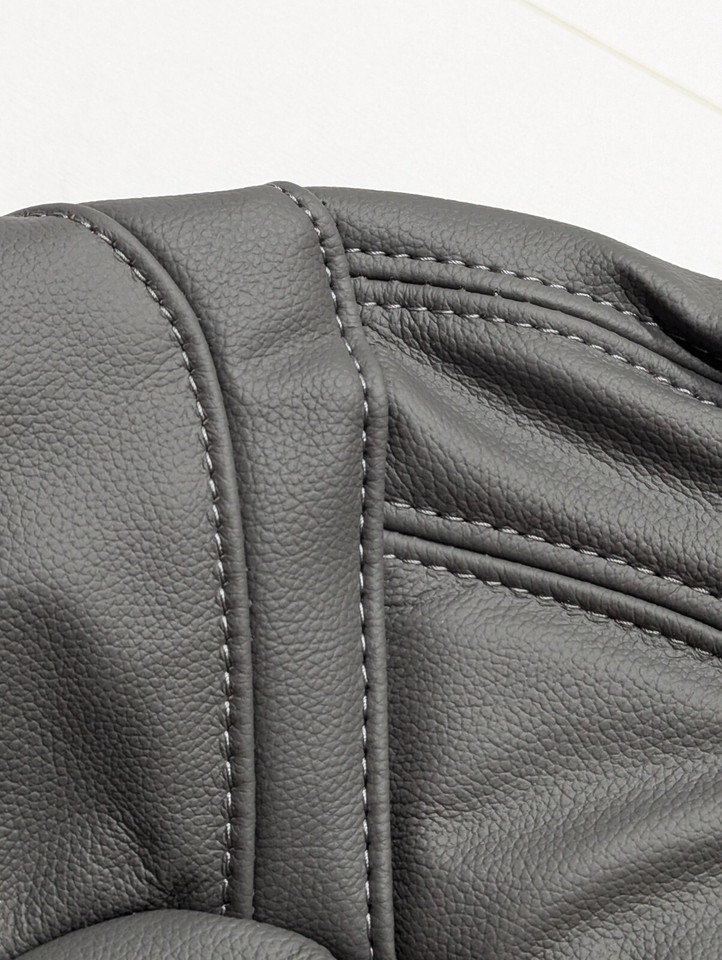 For Ram Crew Cab 1500 Big Horn Laramie 2019-2025 Grey Leather Seat ...